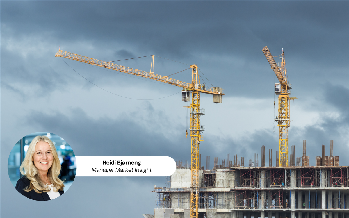 Status på salg og igangsetting av nye boliger – oktober 2025